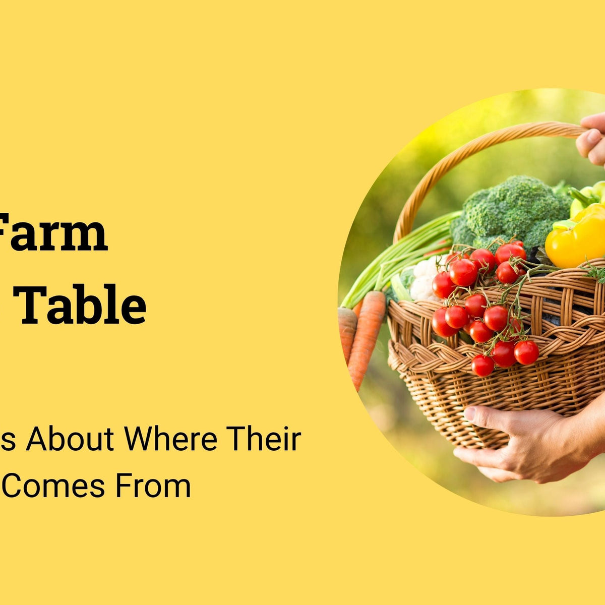 Farm to Table: Teaching Kids About Where Their Food Comes From – Easy ...